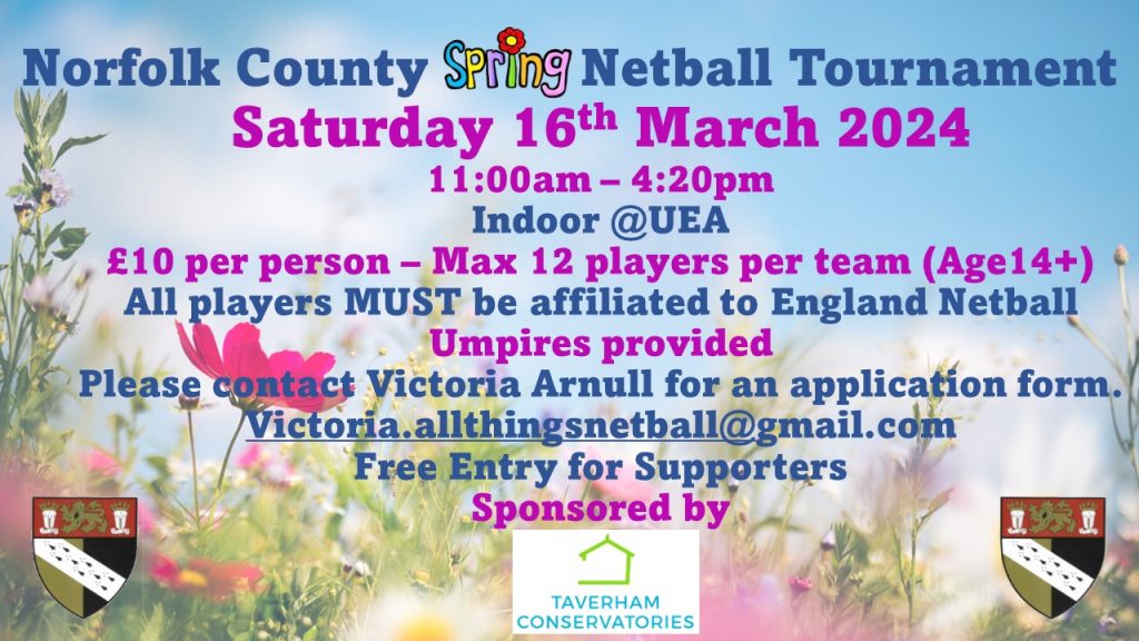 Calendar - Norwich Netball League